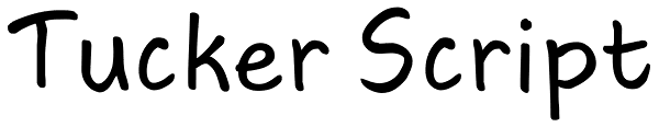Tucker Script Font | Font Spy