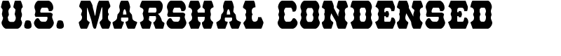 U.S. Marshal Font Free Download