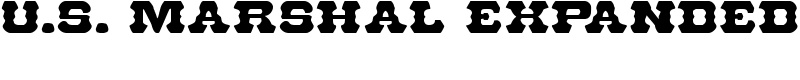 U.S. Marshal Font Free Download