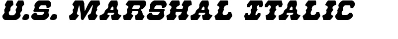 U.S. Marshal Font Free Download | Font Spy