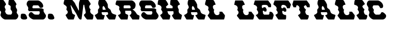 U.S. Marshal Font Free Download | Font Spy