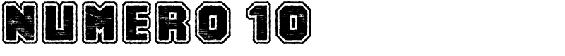 Numero 10 Font Free Download | Font Spy