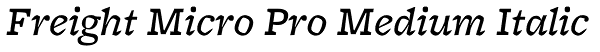 Font Spy | Freight Micro Pro Font