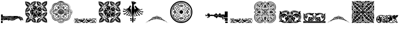 Medieval Dingbats Font Free Download | Font Spy