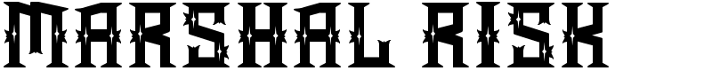 Marshal Risk Font Free Download | Font Spy