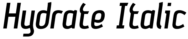 Hydrate Font | Font Spy