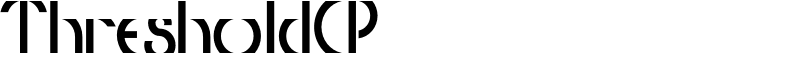 Threshold CP Font Free Download | Font Spy