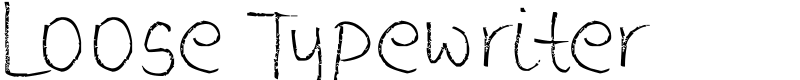 Loose Typewriter Font Free Download | Font Spy
