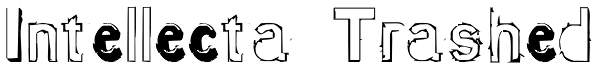 Intellecta Trashed Font | Font Spy