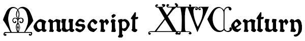 Manuscript XIV Century Font | Font Spy