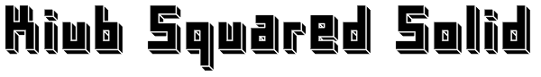 Kiub Font | Font Spy