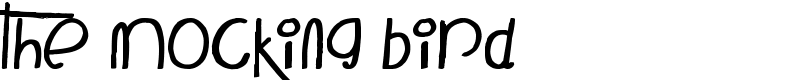 Font Spy | The Mocking Bird Font Free Download