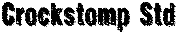 Crockstomp Font | Font Spy