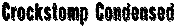 Crockstomp Font | Font Spy