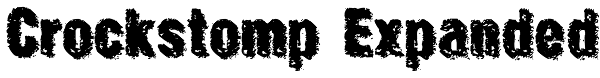 Crockstomp Font | Font Spy
