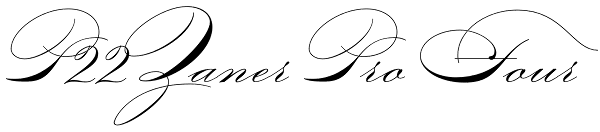 P22 Zaner Pro Font | Font Spy