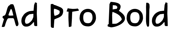 Ad Pro Font | Font Spy