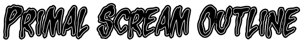 Primal Scream Font | Font Spy