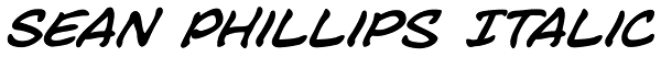 Sean Phillips Font | Font Spy