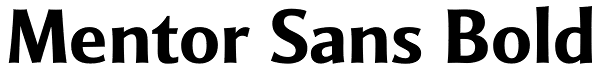 Mentor Sans Font | Font Spy