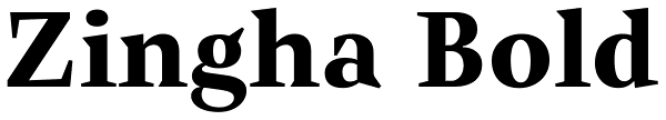 Zingha Font | Font Spy