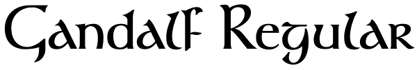 EF Gandalf Font | Font Spy