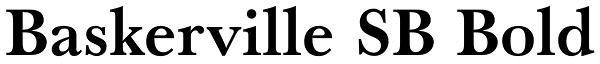 Font Spy | Baskerville SB Font