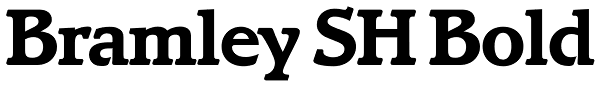 Bramley SH Font | Font Spy