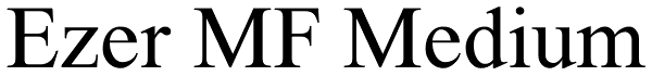 Ezer MF Font | Font Spy