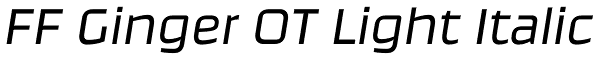 FF Ginger Font | Font Spy