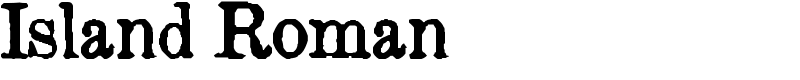 Island Roman Font Free Download | Font Spy