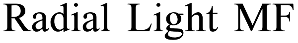 Radial MF Font | Font Spy