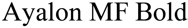 Ayalon Font