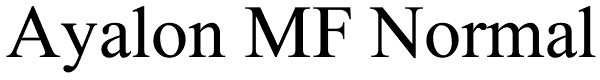 Ayalon Font