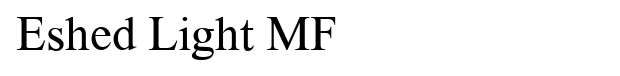 Eshed MF Font | Font Spy