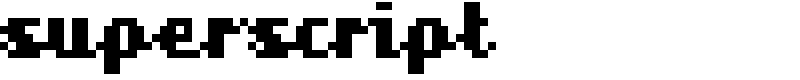 Superscript Font Free Download | Font Spy