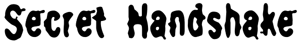 Secret Handshake Font | Font Spy