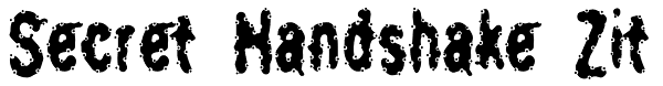 Secret Handshake Font | Font Spy