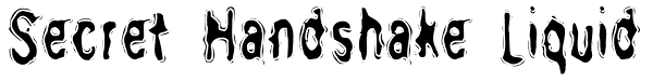 Secret Handshake Font | Font Spy