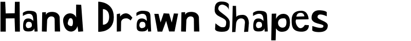 Font Spy | Hand Drawn Shapes Font Free Download