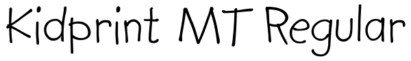 Kidprint Font | Font Spy