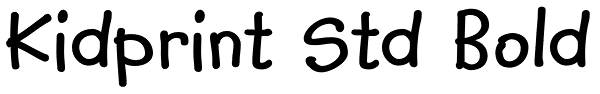 Kidprint Font | Font Spy