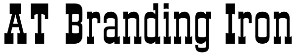 Branding Iron Font | Font Spy