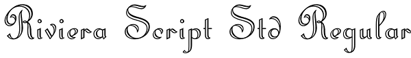 Riviera Script Font | Font Spy