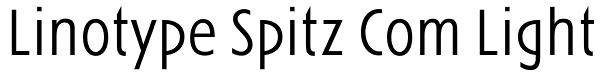Linotype Spitz Font | Font Spy
