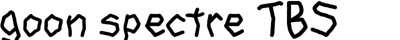 Font Spy | Goon Spectre TBS Font Free Download