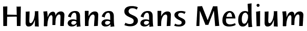 ITC Humana Sans Font | Font Spy