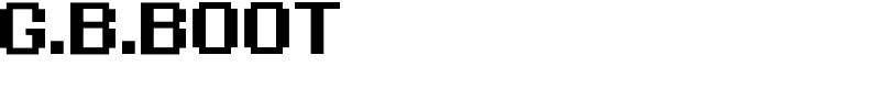 G.B.Boot Font Free Download | Font Spy