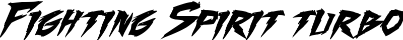 Fighting Spirit Font Free Download | Font Spy