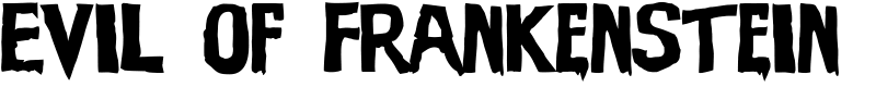 Evil of Frankenstein Font Free Download | Font Spy